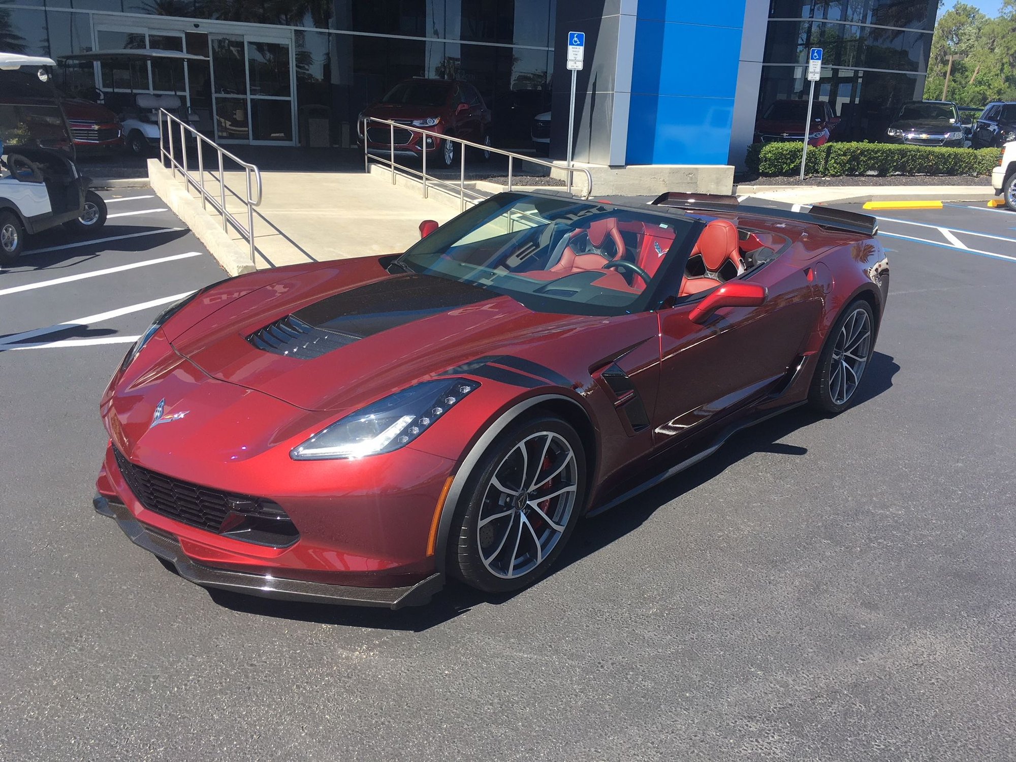 Truly a "One of a Kind" Spice Red Edition Convertible Grand Sport ...