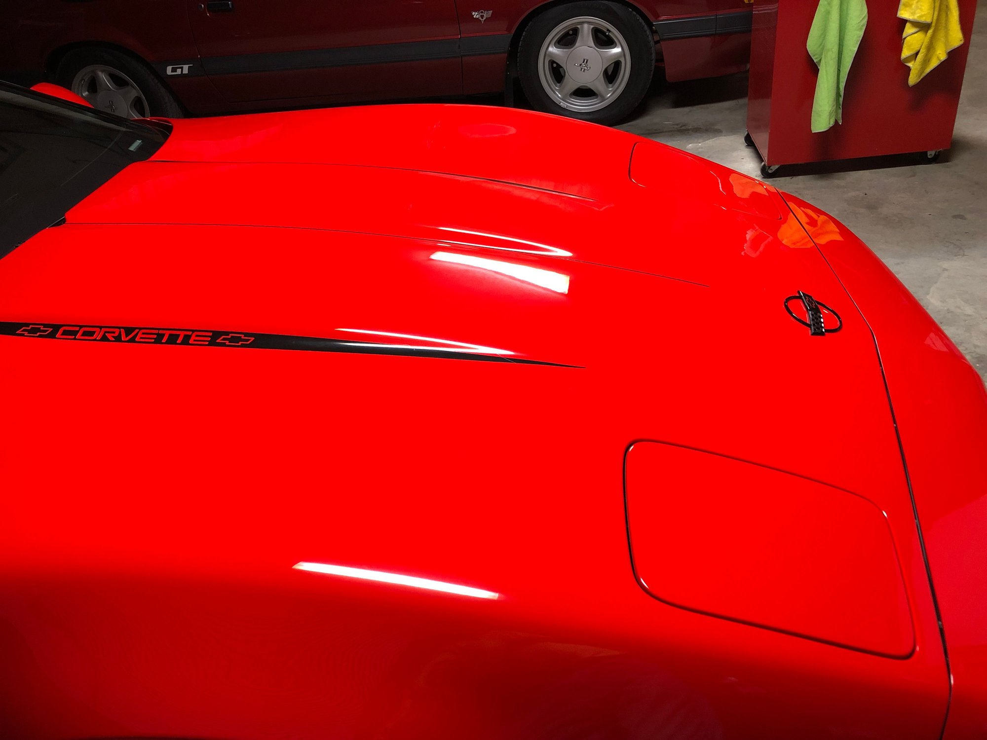 c4 corvette hood stripe(s)? pics .opinions - CorvetteForum - Chevrolet ...