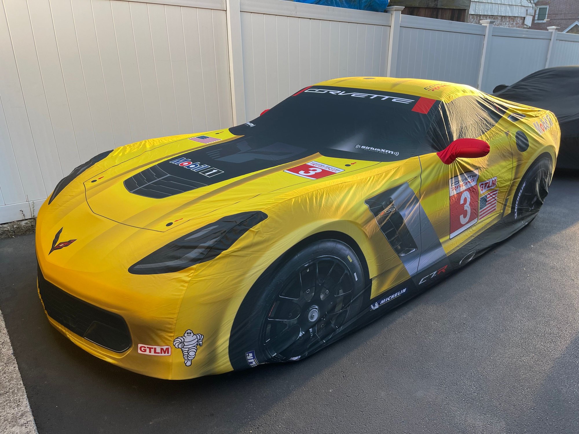 FS (For Sale) C7R Racing Car Cover fits C6 Z06 ZR1 like a glove only ...