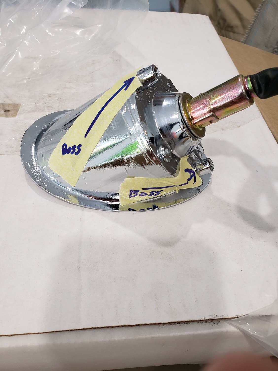 60 C1 park lamp assy fouling in fender hole - CorvetteForum - Chevrolet ...