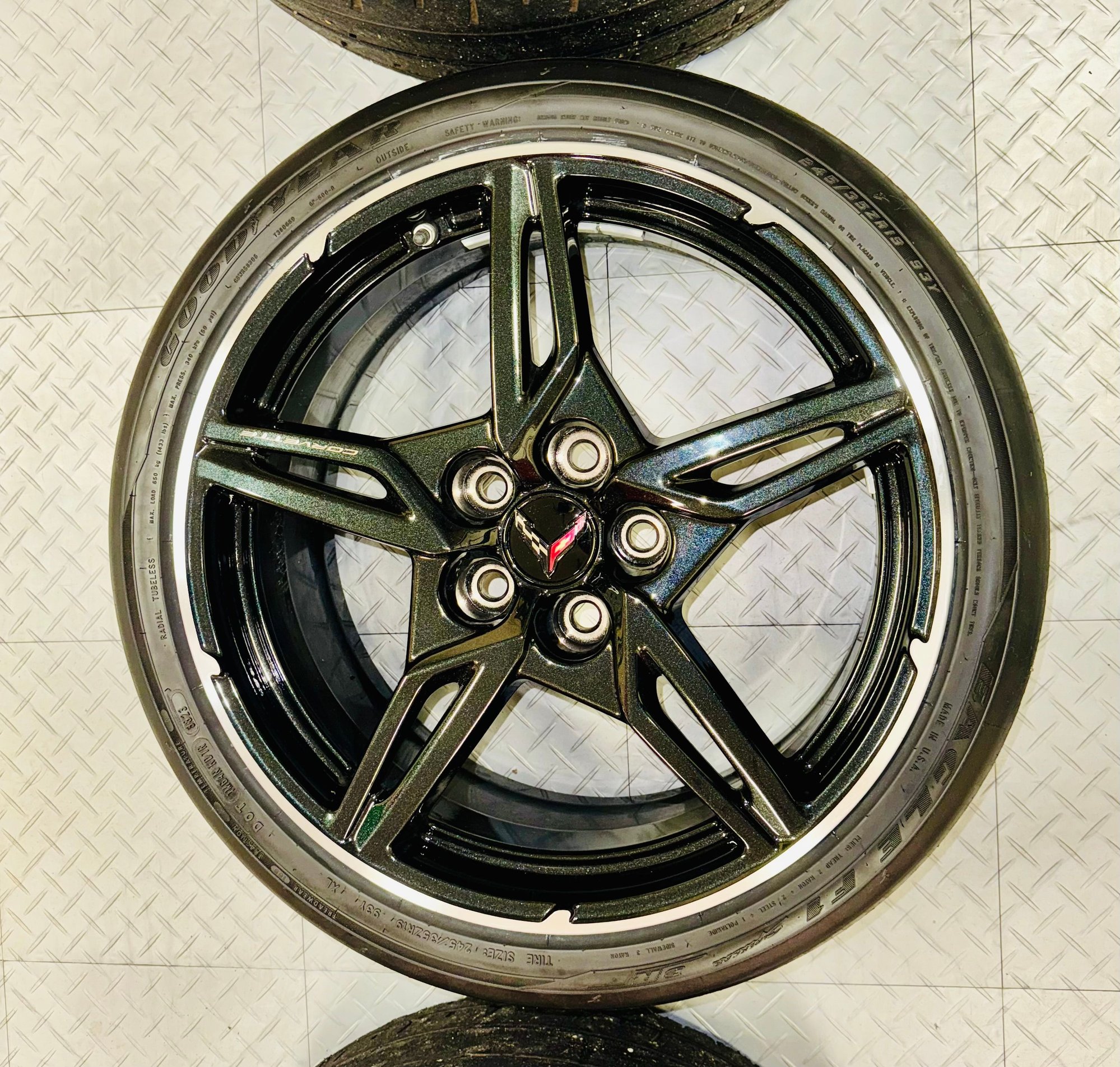 FS (For Sale) 5-Spoke Carbon Flash Machined Edge OEM wheels with ...