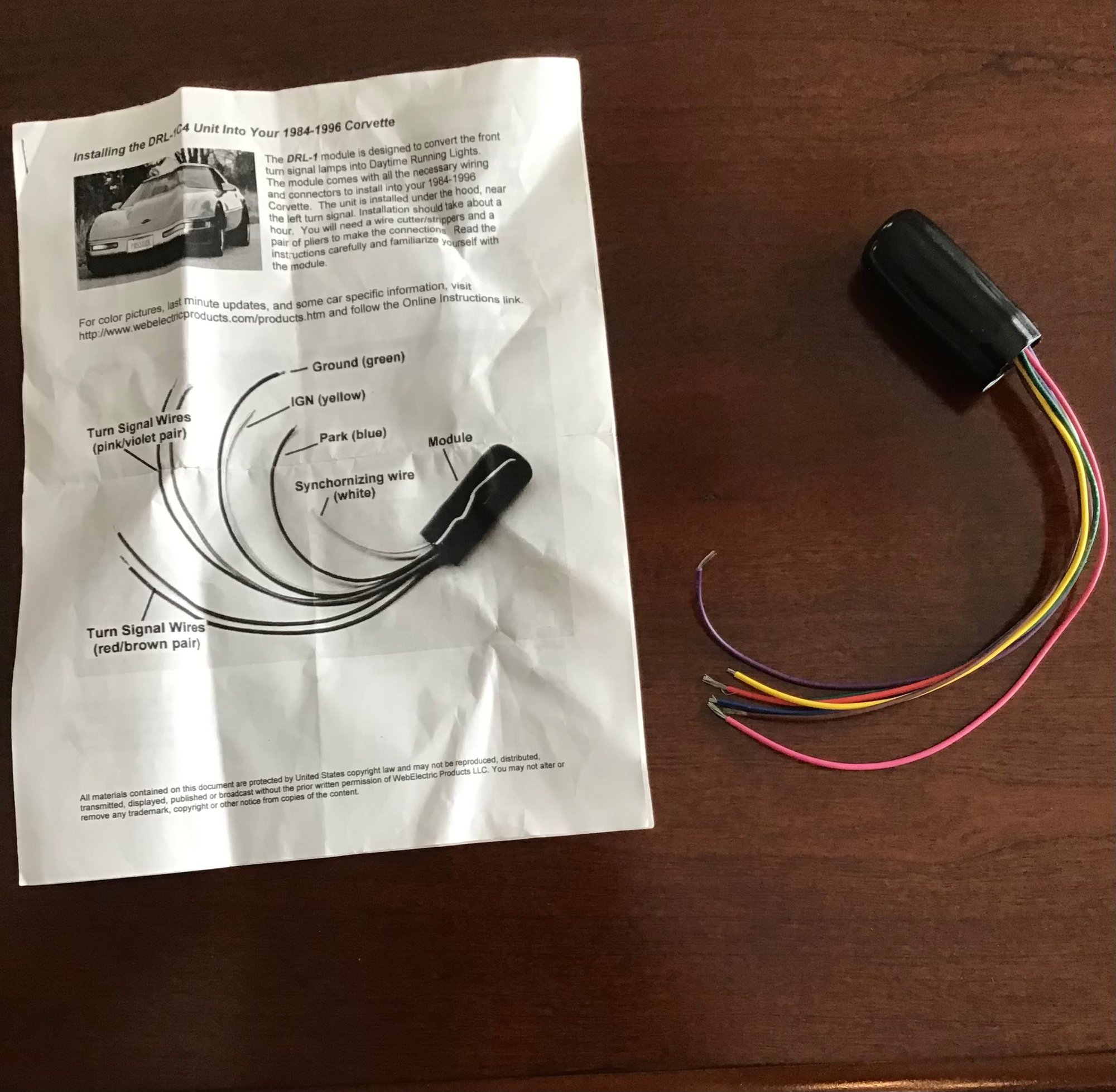 FS (For Sale) Daytime Running Light Module Kit - CorvetteForum ...