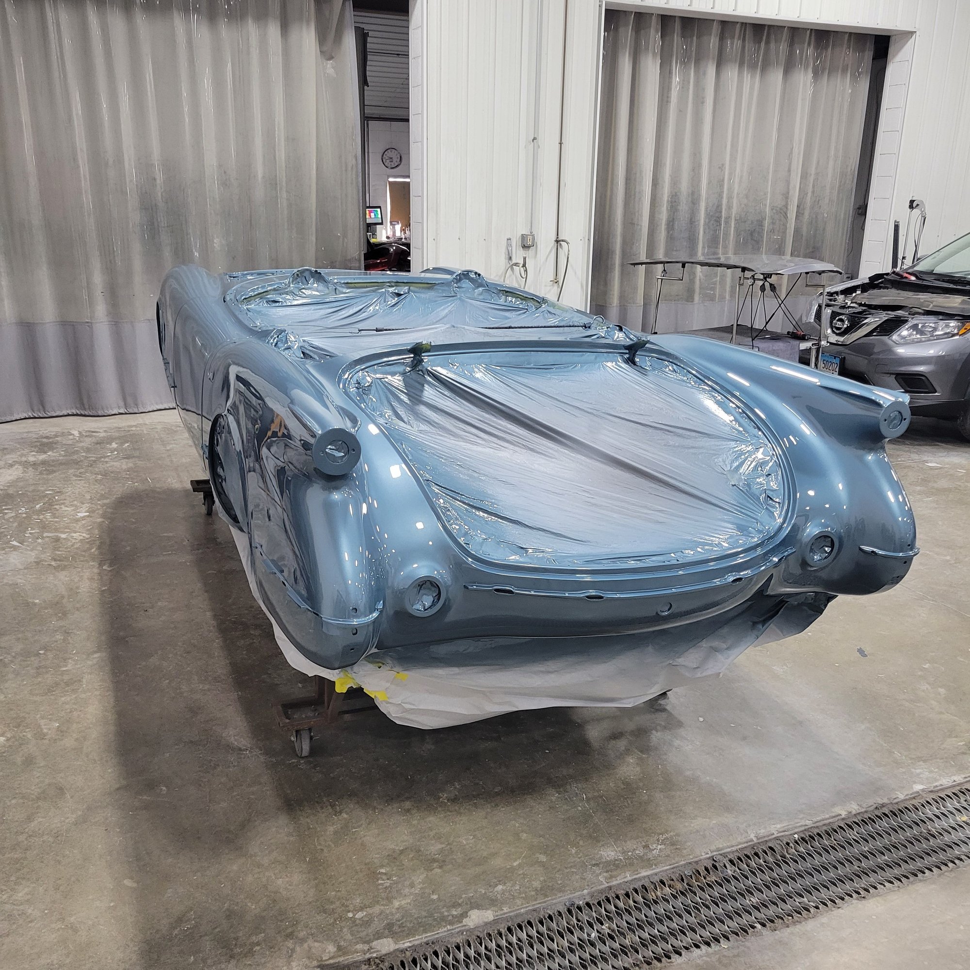 C1 Pennant Blue 54 - Second one - fresh out of paint... - CorvetteForum ...