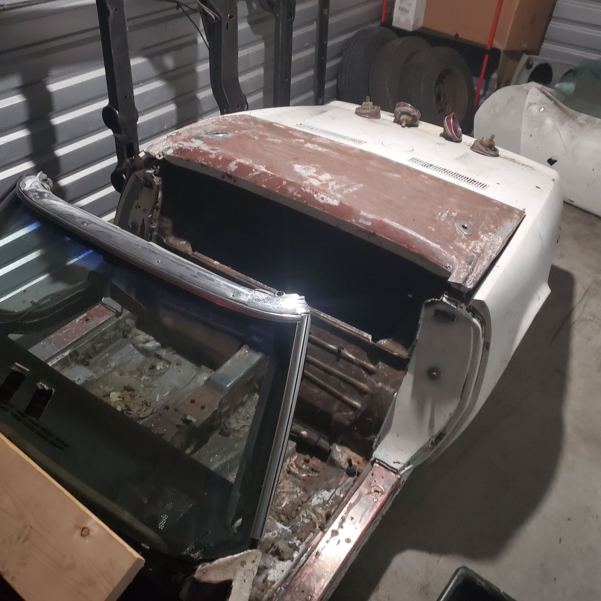 FS (For Sale) 72 corvette convertible rear and birdcage - CorvetteForum ...