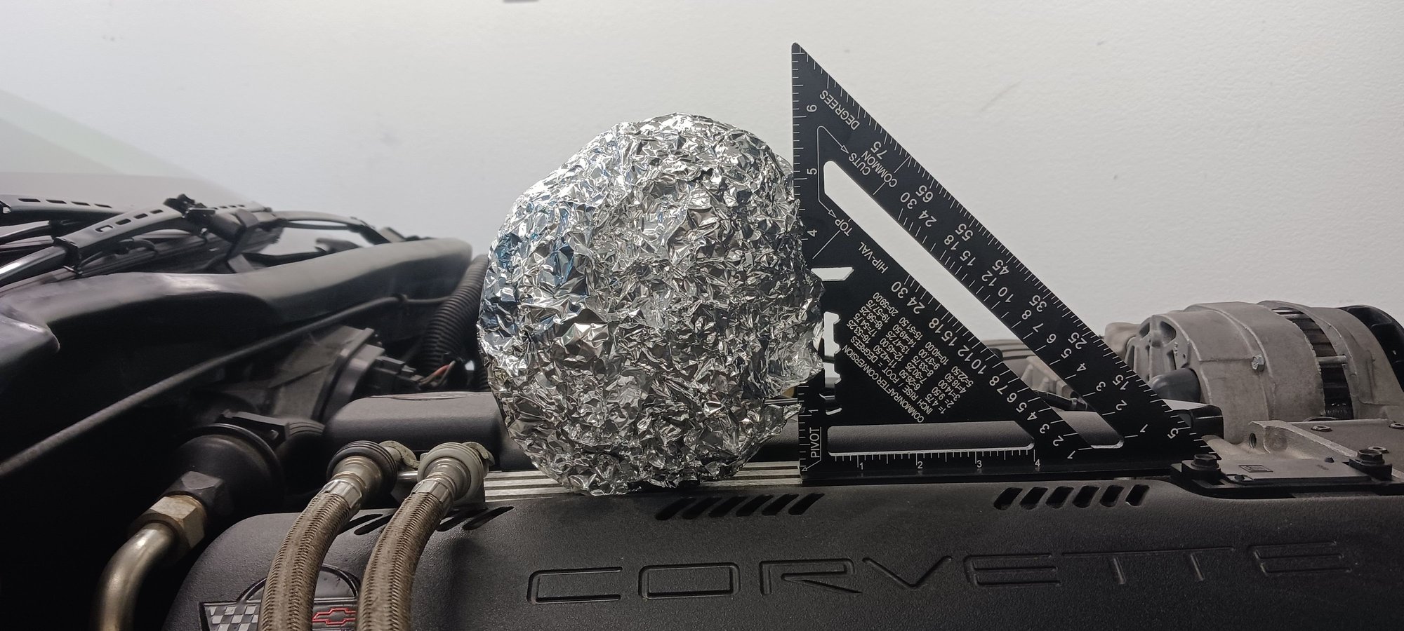 Any idea how much clearance between hood underside and lt1 intake ...