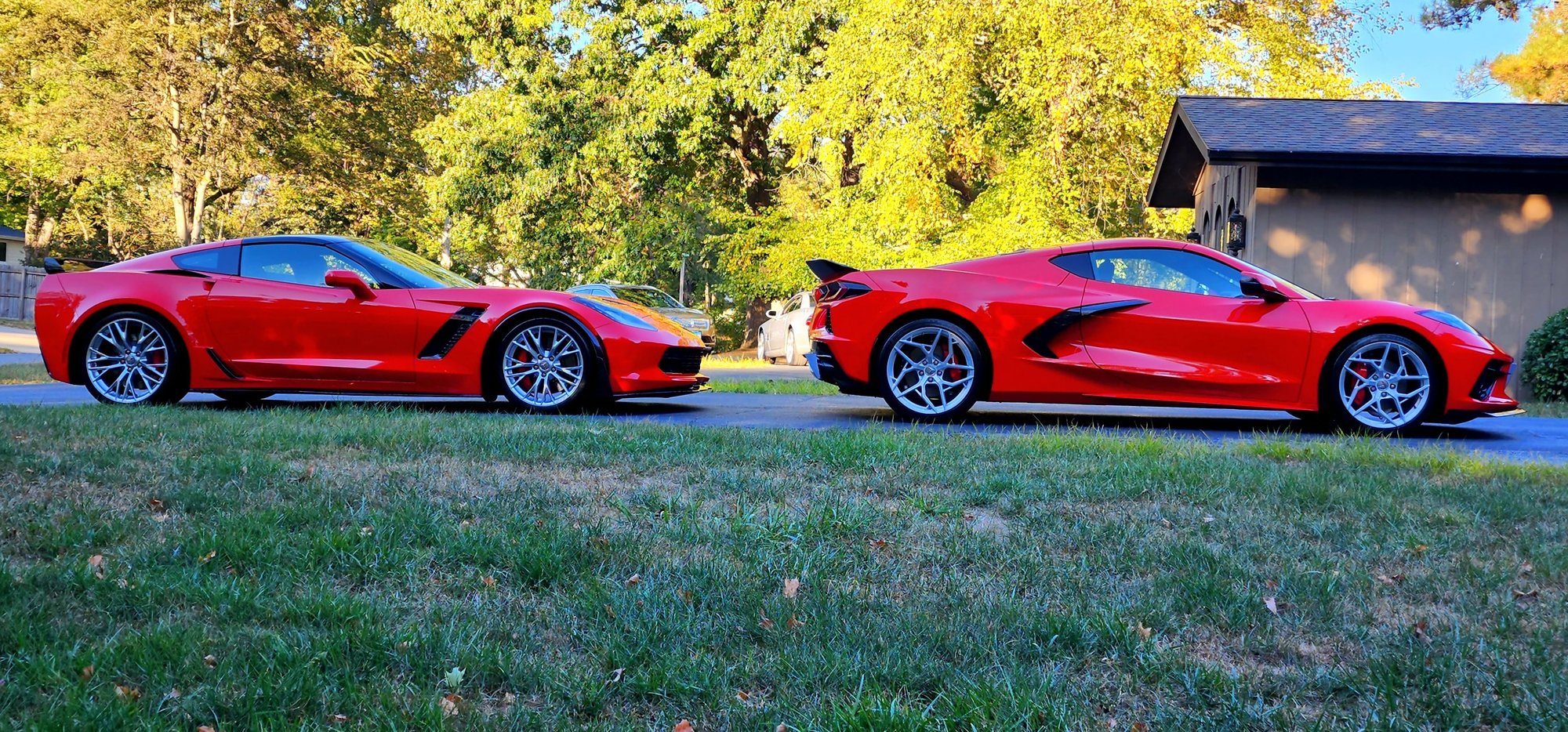 When the car on the right is more exciting than the other…. Then what ...