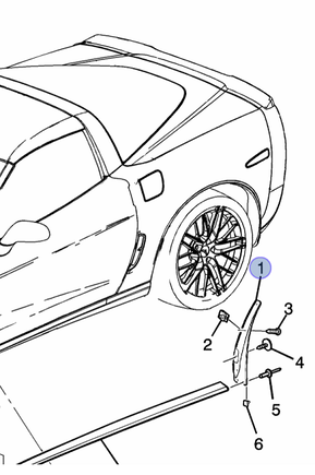 ZR1 OEM Side Skirt Rear Flap Hardware - CorvetteForum - Chevrolet ...