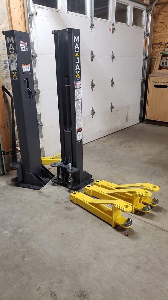 MaxJax 2 Post Lift Review (short ceiling people, come here!) $2,500 ...
