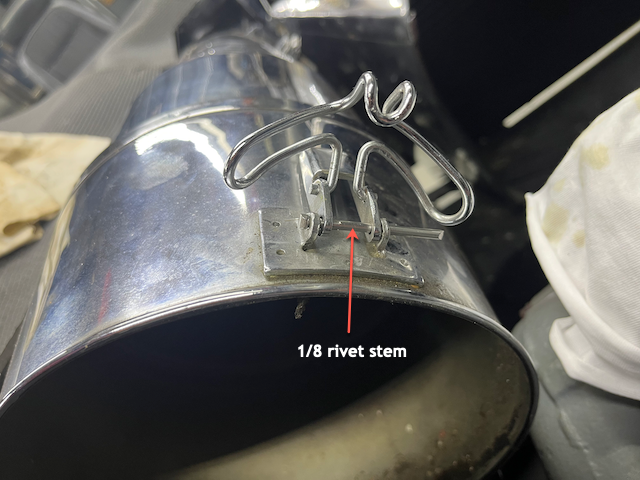 C2 spring loaded wire clip retainer pin - CorvetteForum - Chevrolet ...