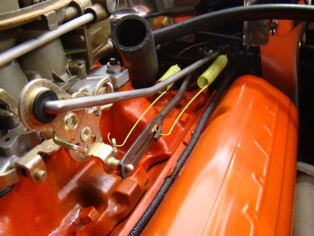 Is this powerglide kickdown linkage installed correctly ...