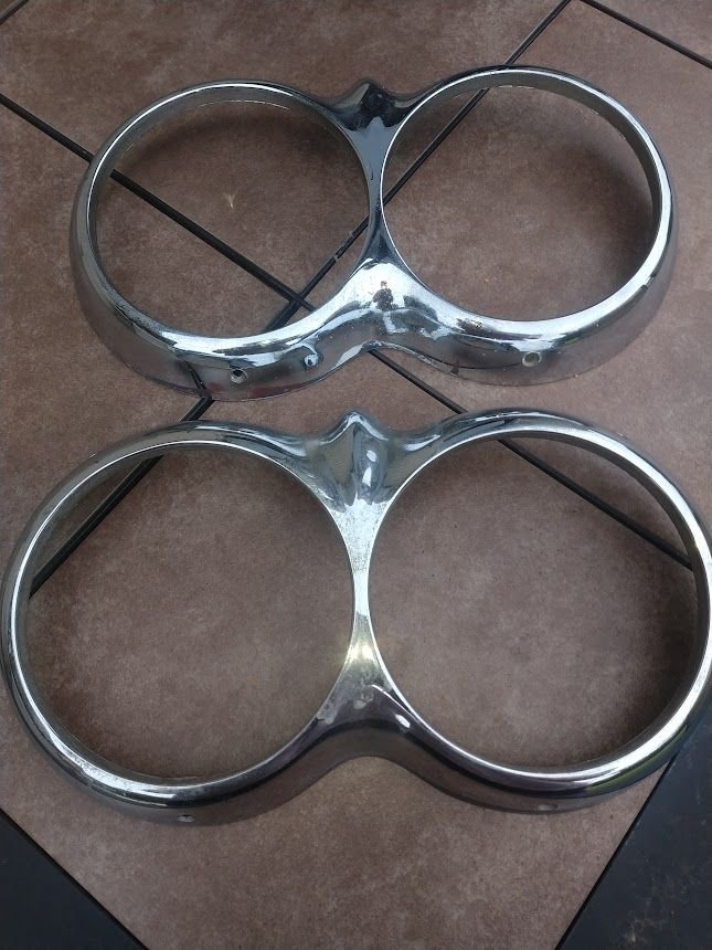 FS (For Sale) 58-60 Headlight Bezels (Chrome) OEM used - CorvetteForum ...