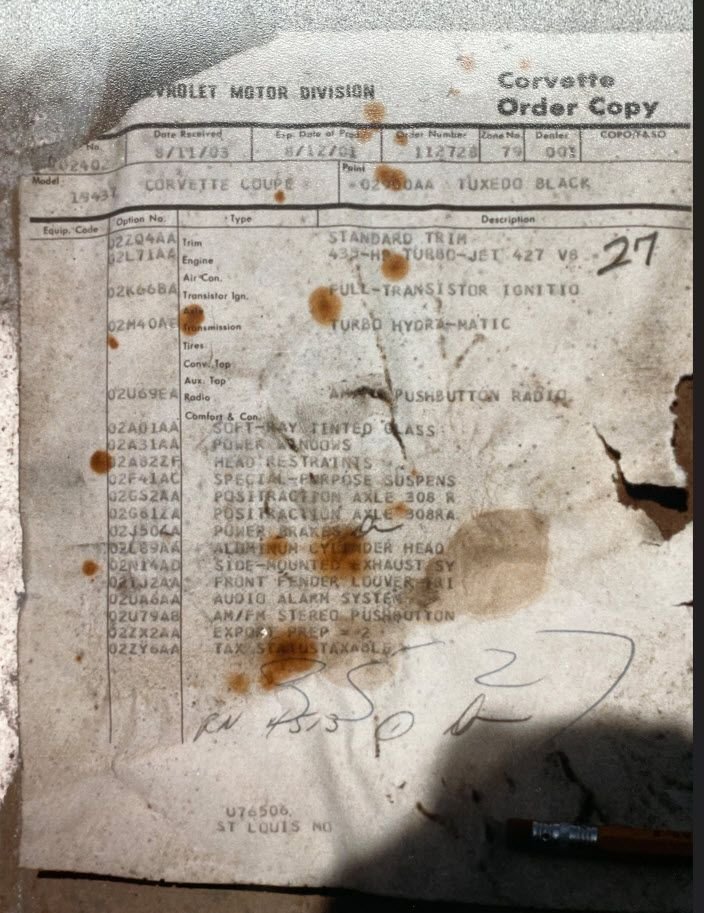 FS (For Sale) 1969 Corvette Tuxedo Black coupe at Mecum - Page 3 ...