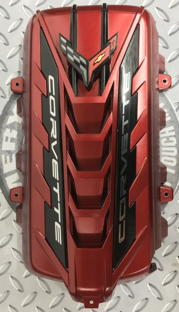 FS (For Sale) Edge RED OEM Engine Cover with OEM hood emblem ...