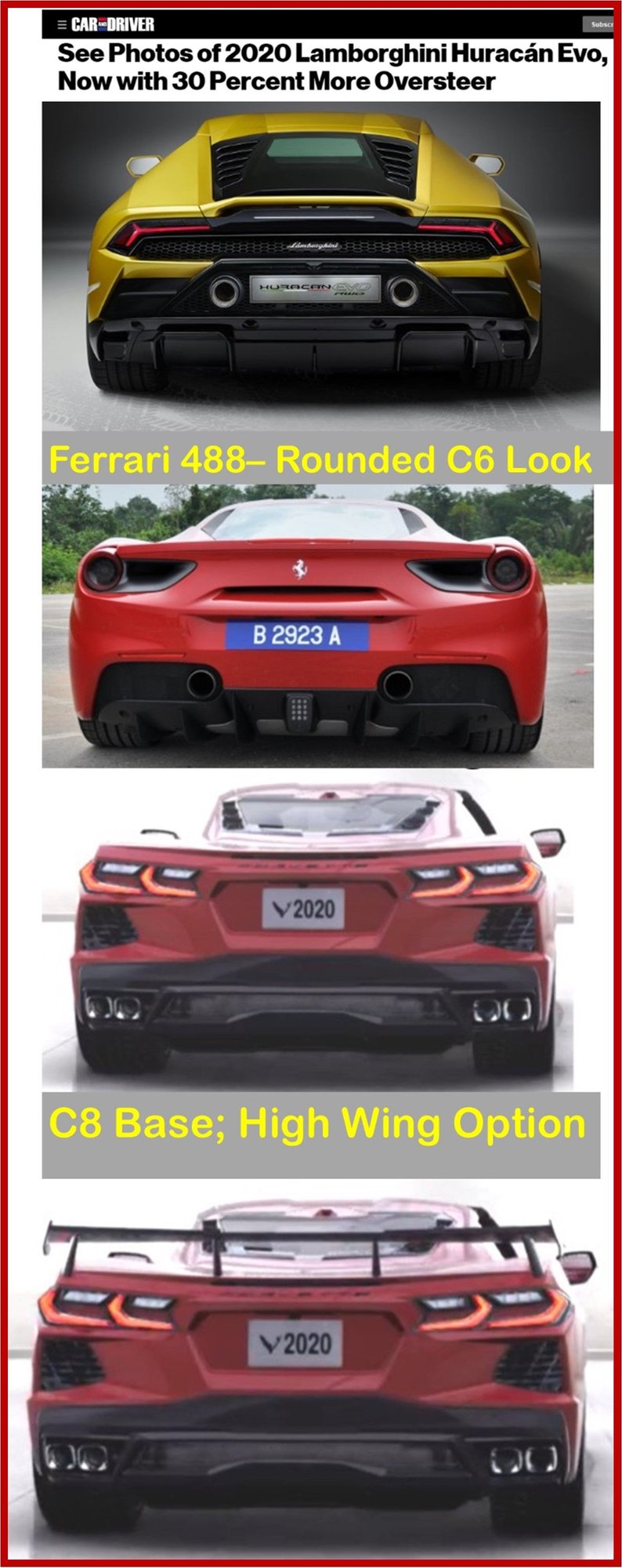 C8 rear end design/look - Page 2 - CorvetteForum - Chevrolet Corvette ...