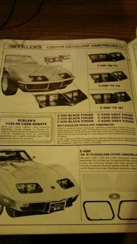 Eckler's Fixed Headlight conversion setup - CorvetteForum - Chevrolet ...