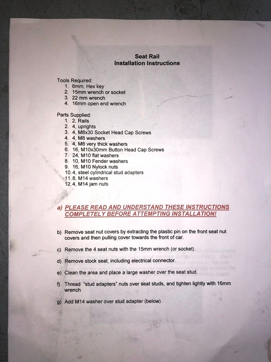 FS (For Sale) Hardbar seat mounts - CorvetteForum - Chevrolet Corvette Forum Discussion