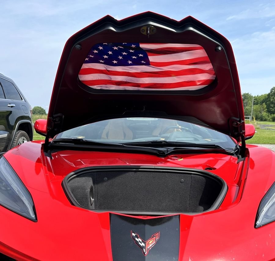 A GREAT NEW PRODUCT- 2020-2023 C8 Corvette Under Front Trunk Frunk Hood ...