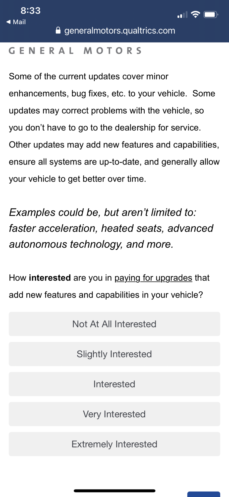 GM going to offer “customer pay” increases in performance and features ...