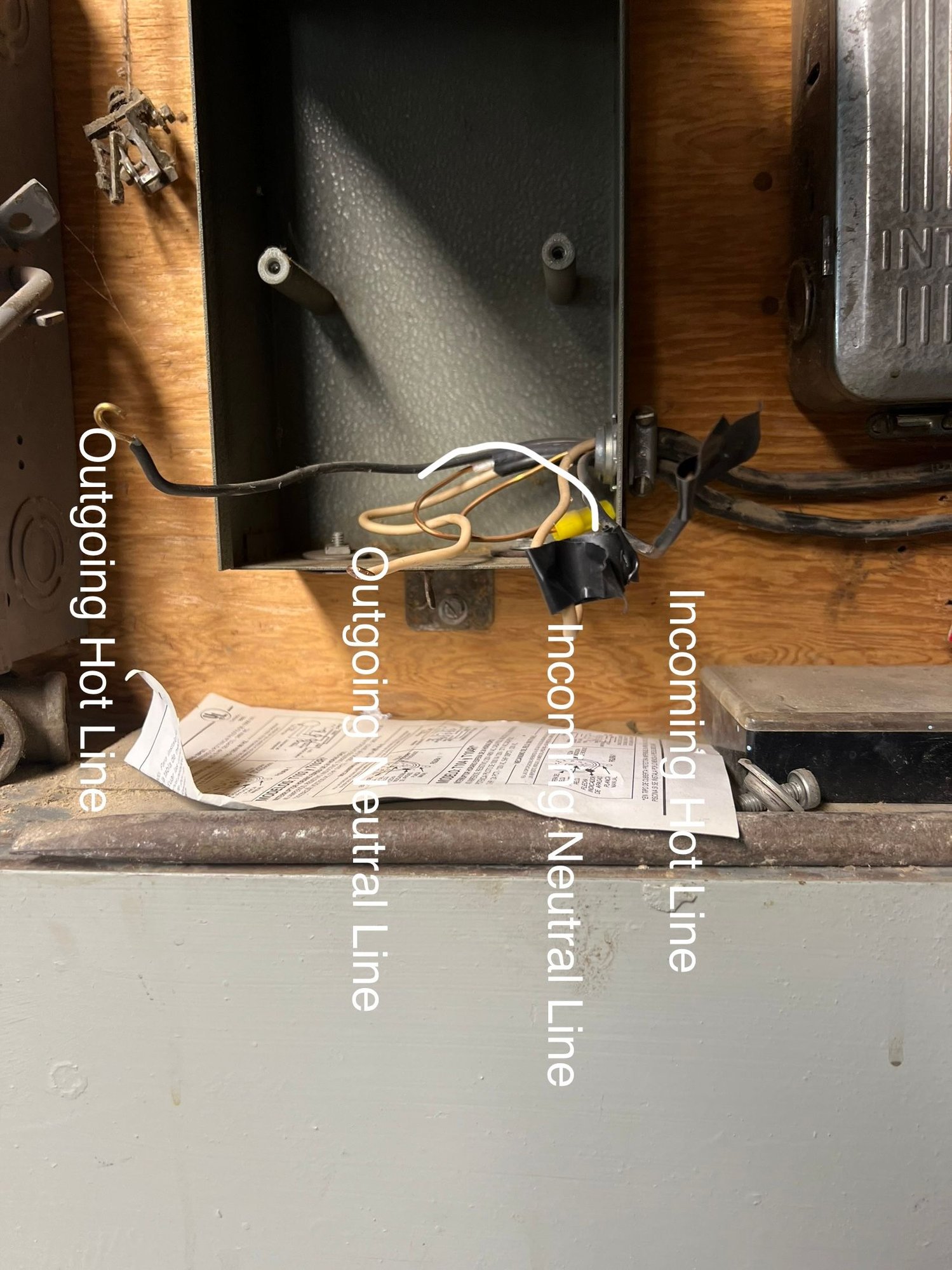 240v Outdoor Lights - converting from mechanical timer to digital timer - DoItYourself.com ...