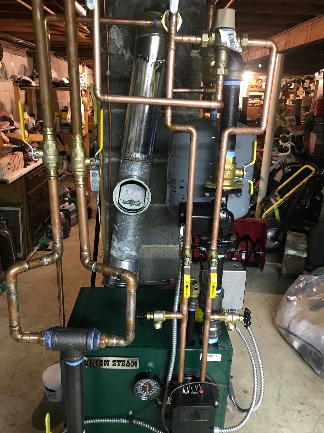 Meet my new boiler.....Union Steam (Supposedly W/M) - DoItYourself.com ...