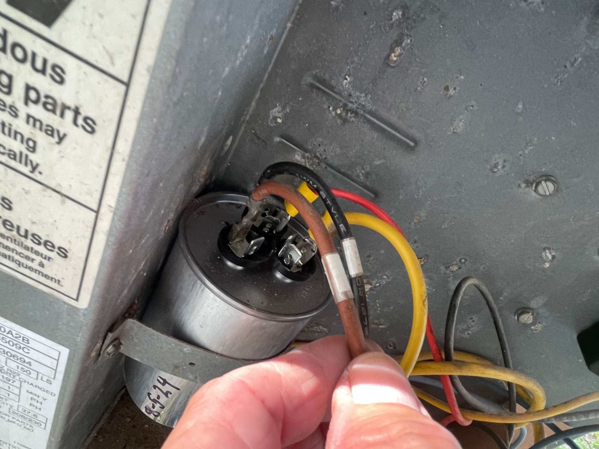 A/C condenser fan motor wiring - DoItYourself.com Community Forums