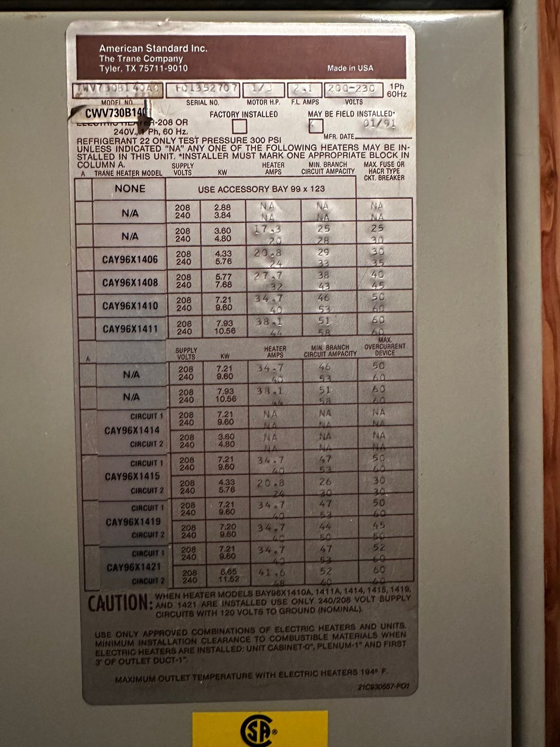 Replacing old Trane Weathertron with Emerson Sensi - DoItYourself.com ...