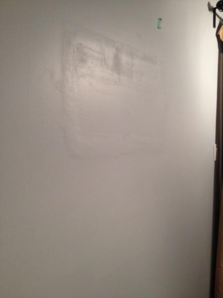Compound and mesh bump showing after drywall patch - DoItYourself.com ...