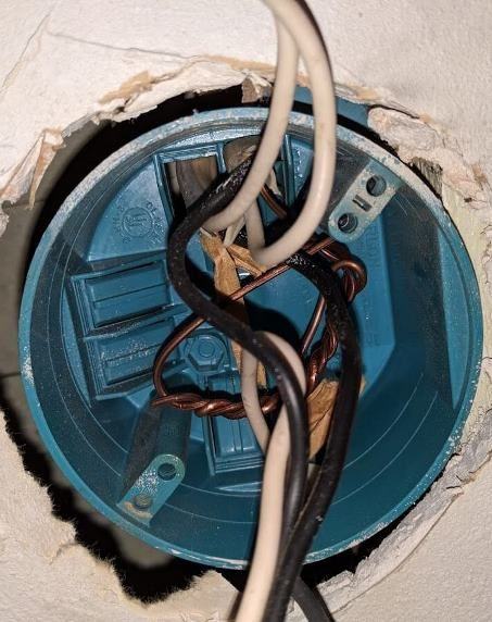 Adding outlet using light fixture as power source - DoItYourself.com Community Forums