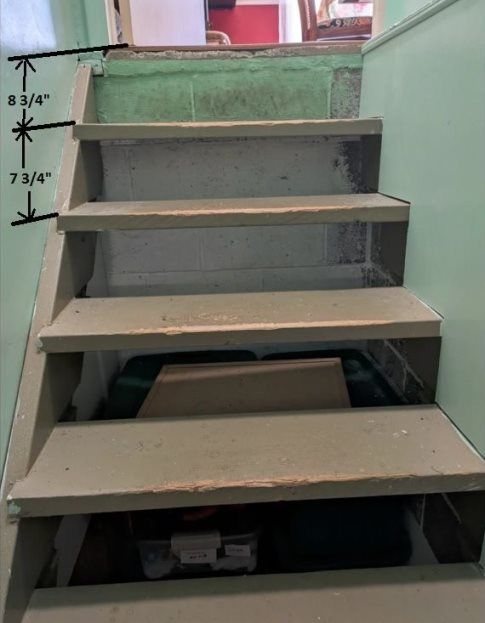 Possible to "fatten" & widen basement steps. - DoItYourself.com Community Forums