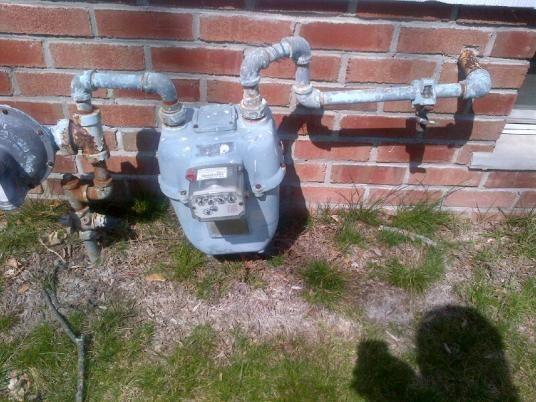 T Gas line off the Meter - DoItYourself.com Community Forums