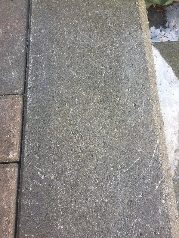 Repairing scratches/gouges on interlock brick - DoItYourself.com ...