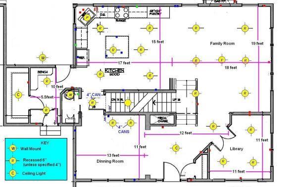 Help reviewing lighting layout in new house - DoItYourself.com ...