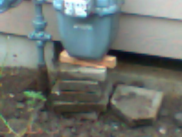 Existing porch conv. spare room buried gas line - DoItYourself.com ...