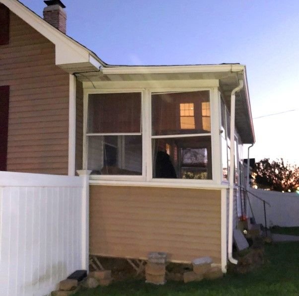 Enclosed front porch sagging - DoItYourself.com Community Forums