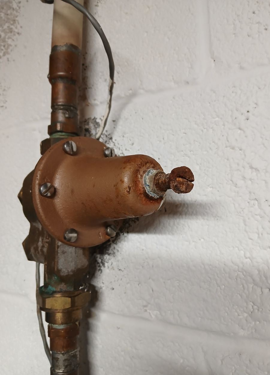 How would you replace this reducing valve? - DoItYourself.com Community ...