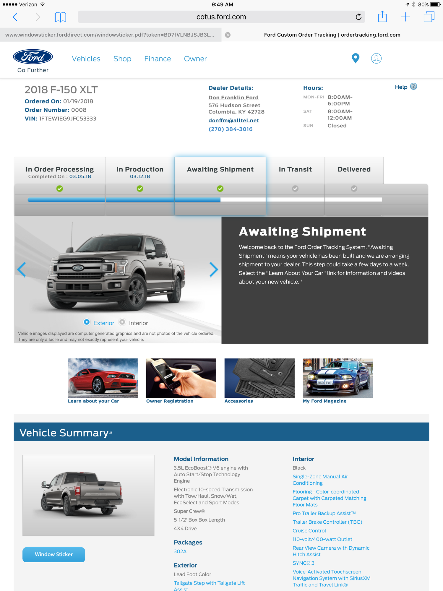 Tracking Thread!! VIN's with Build Dates - Page 1135 - Ford F150 Forum ...