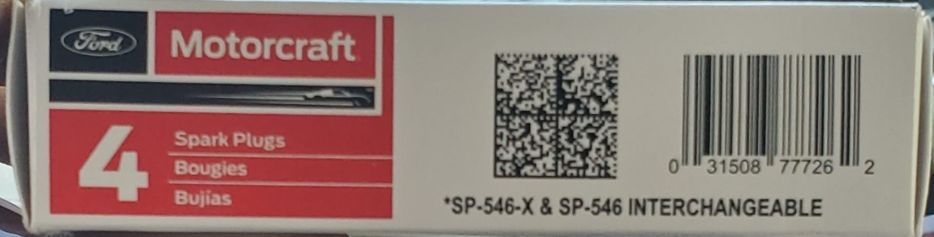 Sp546X vs sp546 spark plugs ( 5.4 3v plug motorcraft ) - Ford F150 ...