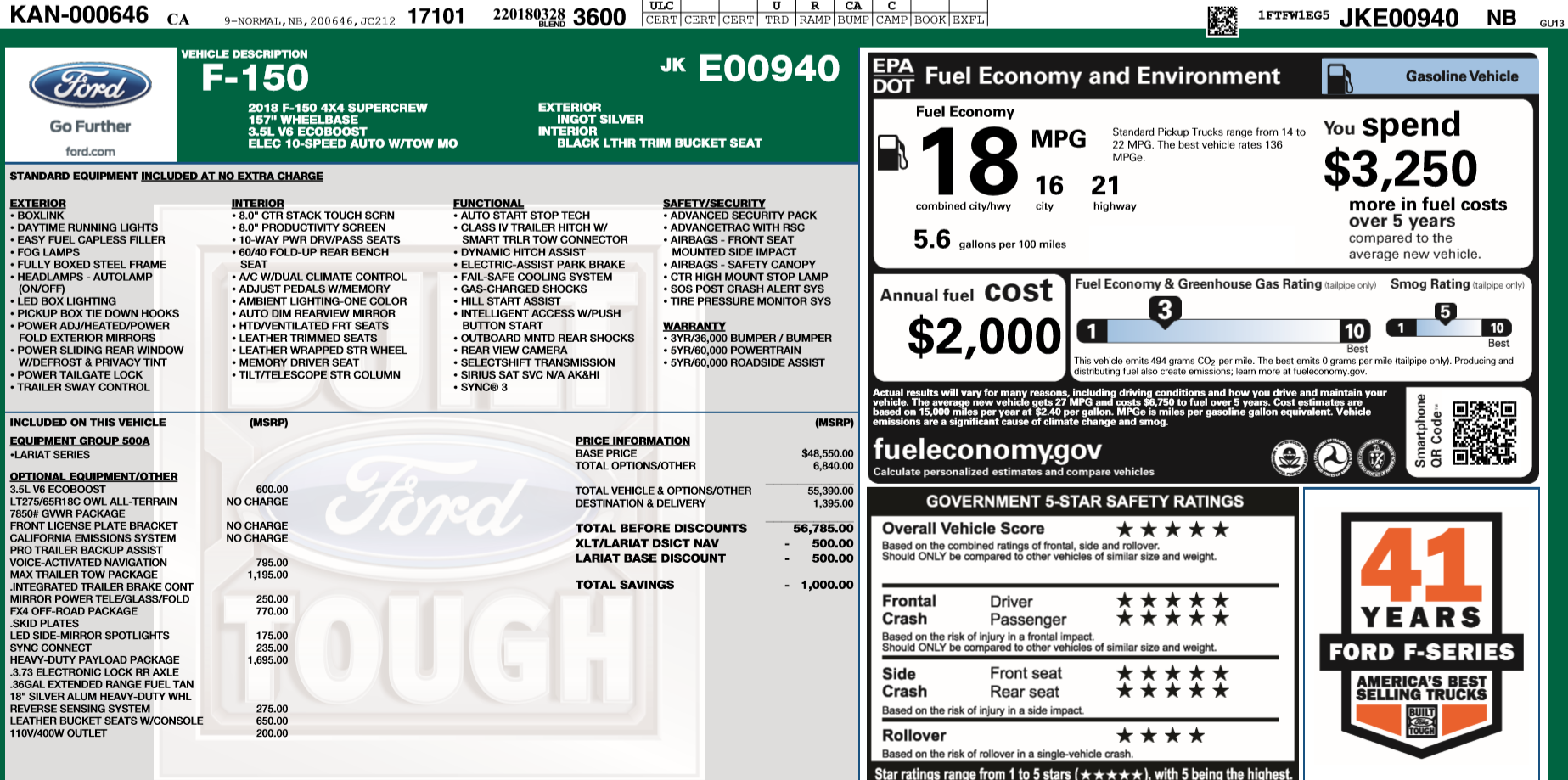 Tracking Thread!! VIN's with Build Dates - Page 1130 - Ford F150 Forum ...