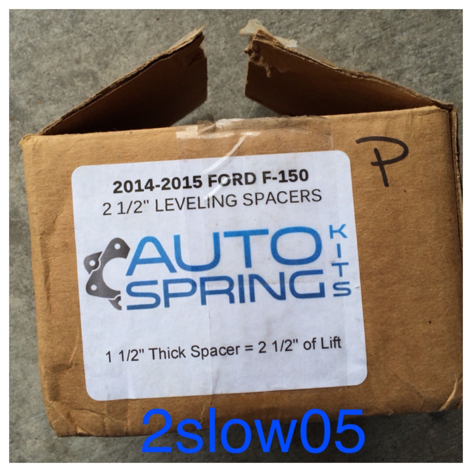 2.5" auto spring leveling kit $80 2014-up F150 - Ford F150 Forum ...