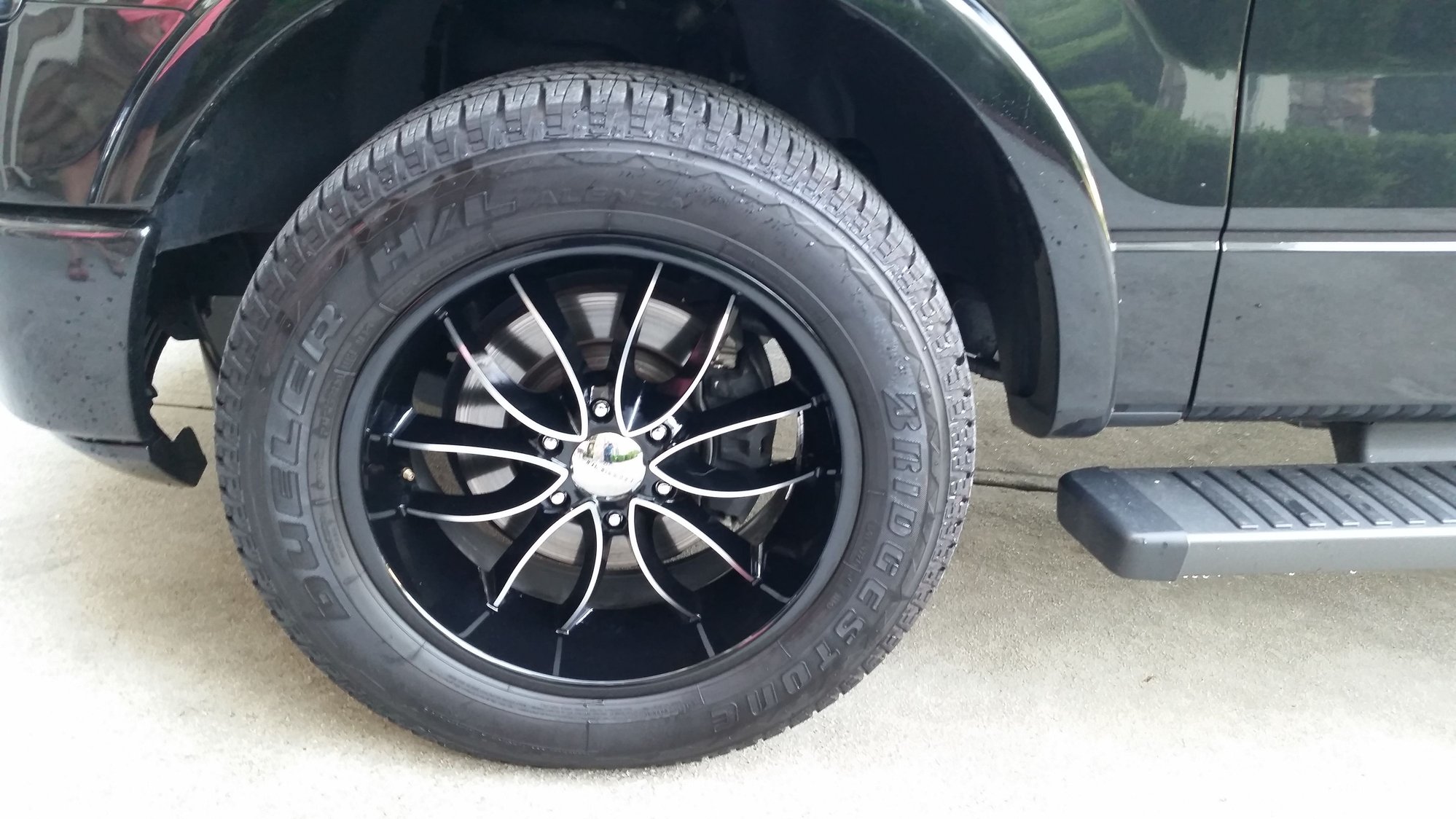 Southeast 20x9 Liquid Metal Wishbone Wheels w/Bridgestone Alenza Dueler ...