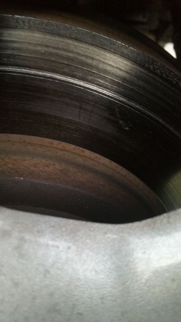 Big scratch on rotor - Ford F150 Forum - Community of Ford Truck Fans