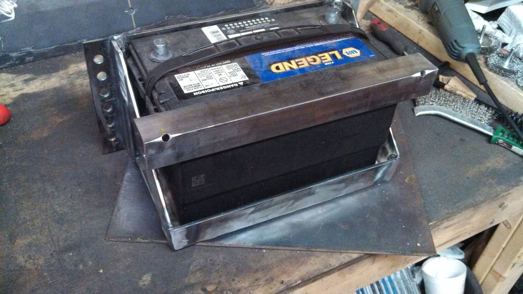 Custom Frame Spare Battery Mount - Ford F150 Forum - Community of Ford ...