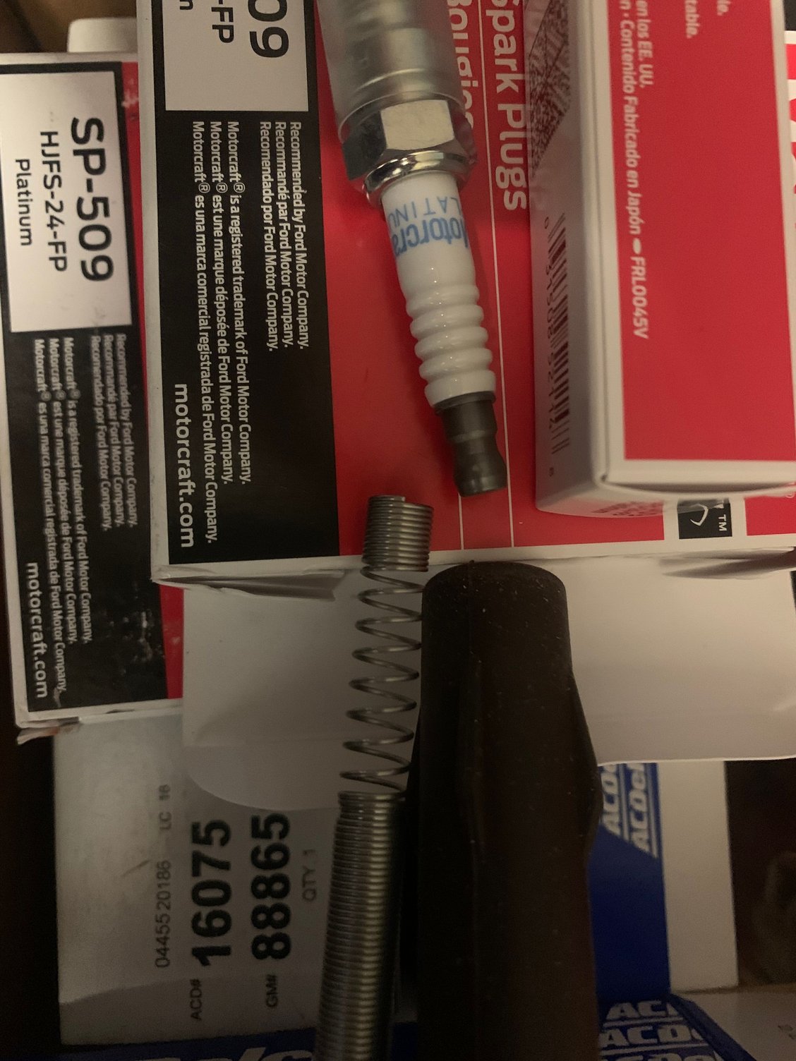 North Central 5.4 3v (8) set of Motorcraft sp-509 spark plugs and new ...