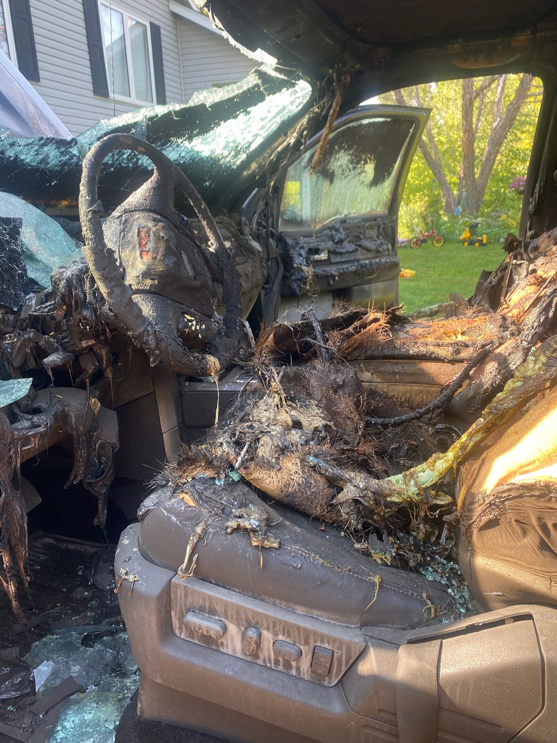 How long until we see a recall for these trucks catching fire? Video of ...