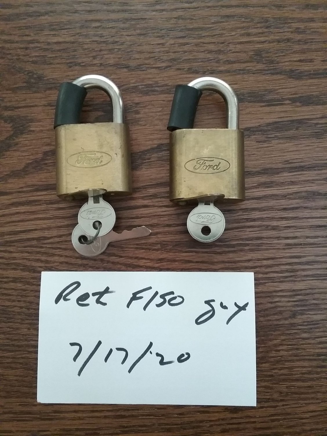 North Central SOLD...Vintage Brass Ford Padlocks - Ford F150 Forum ...