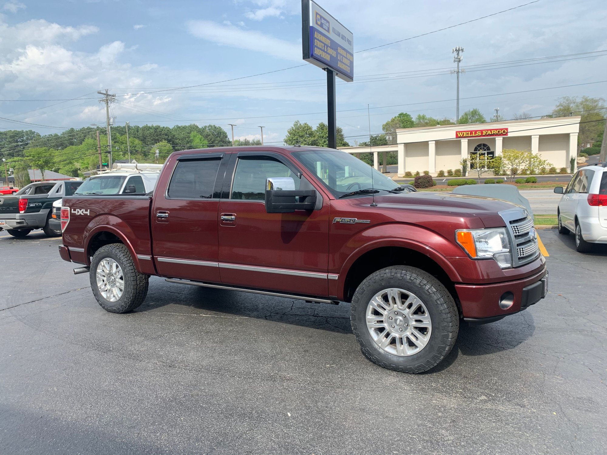 Leveled 2009 Royal Red Platinum - Ford F150 Forum - Community of Ford ...