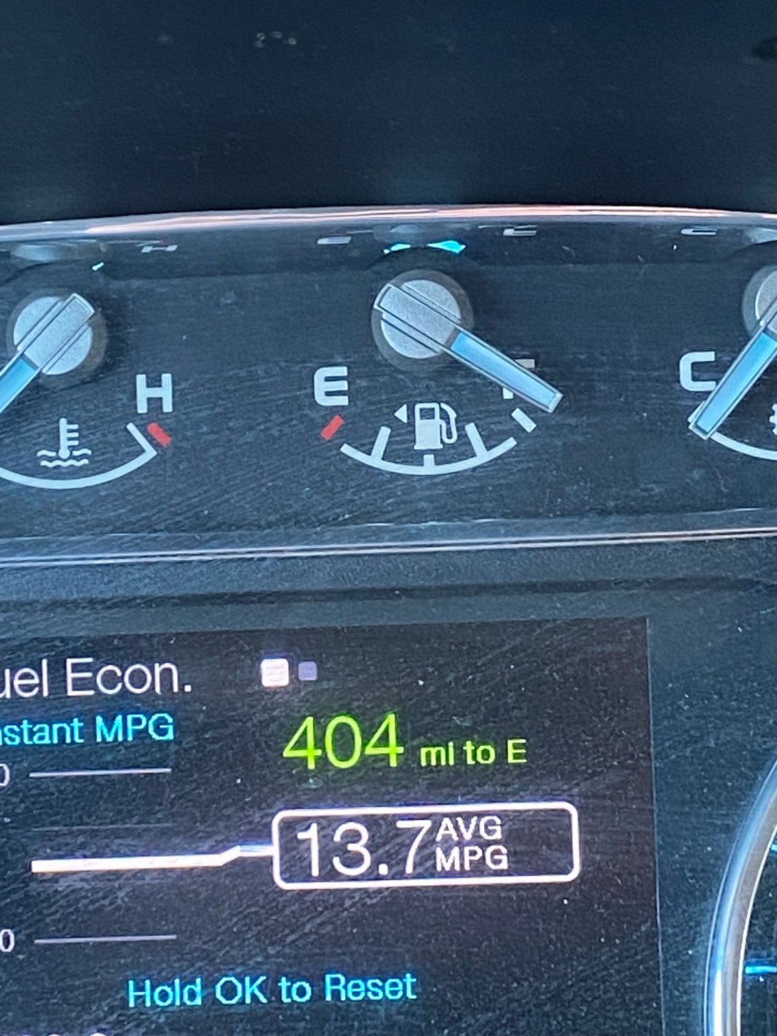 2012 F150 w/ 3.5l Gas Gauge sits at 1/4 tank when off and overfull when ...