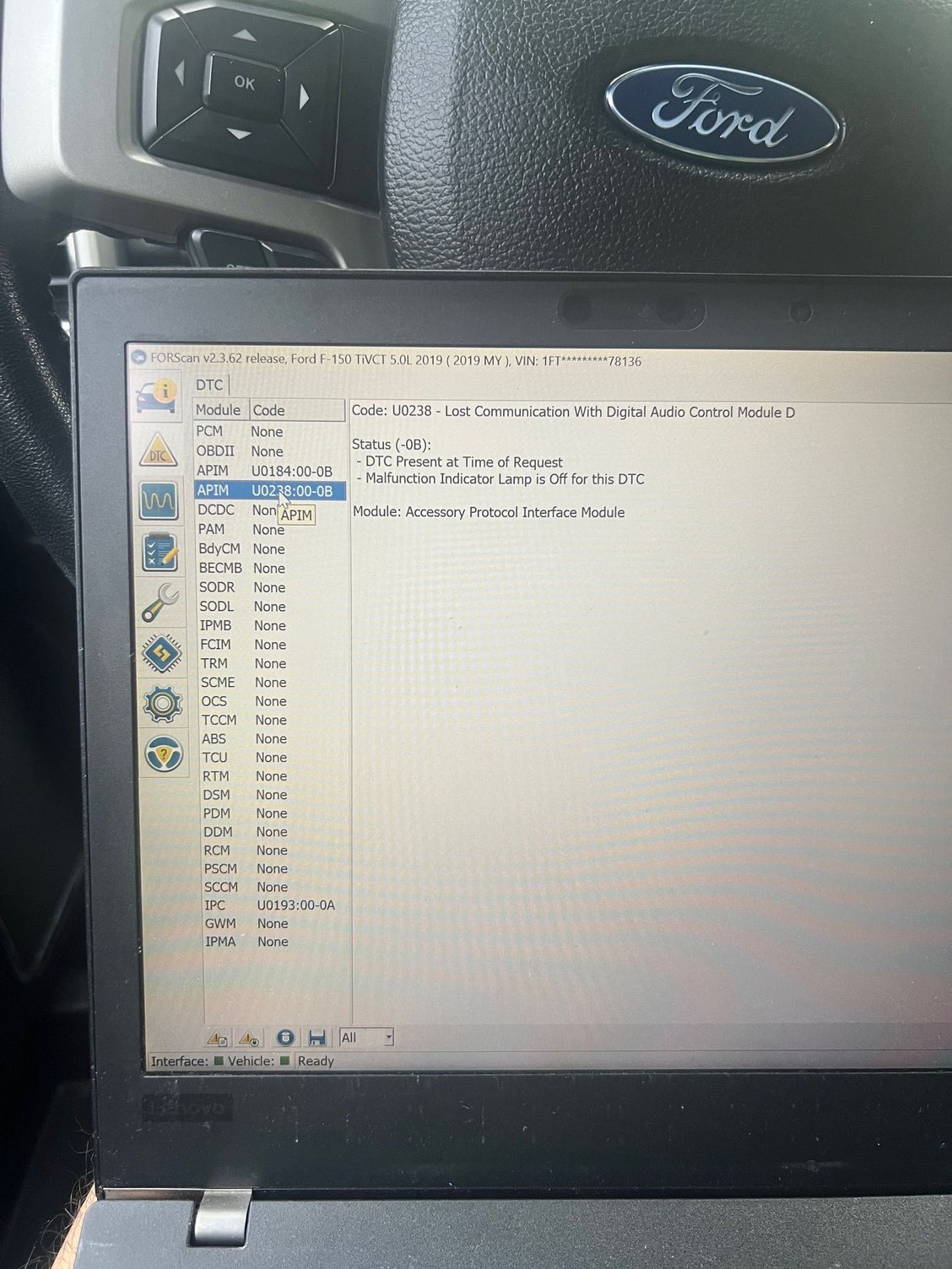 NO AUDIO NO SOUND helppp apim acm - Ford F150 Forum - Community of Ford ...