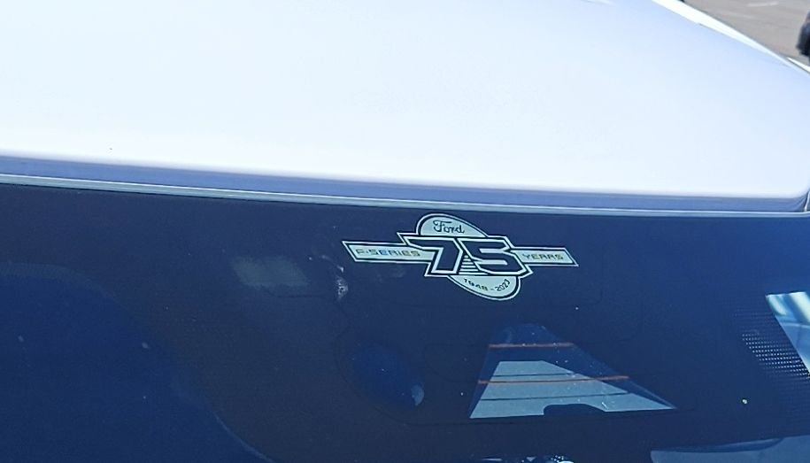 Obnoxious 75th Anniversary Ad On Windshield - Ford F150 Forum ...