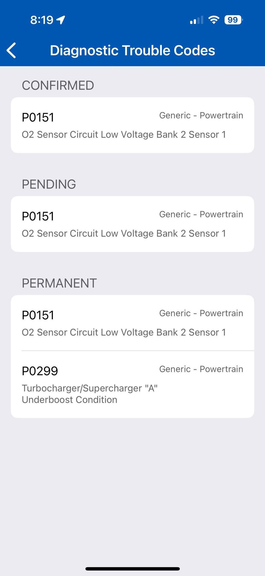 2012 F150 O2 and Turbo DTC P0151 and P0299 - Ford F150 Forum - Community of Ford Truck Fans